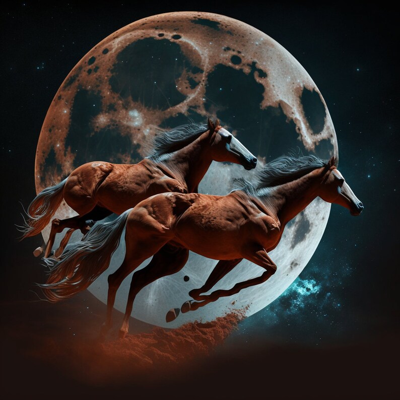 Cosmic Horses - Etsy
