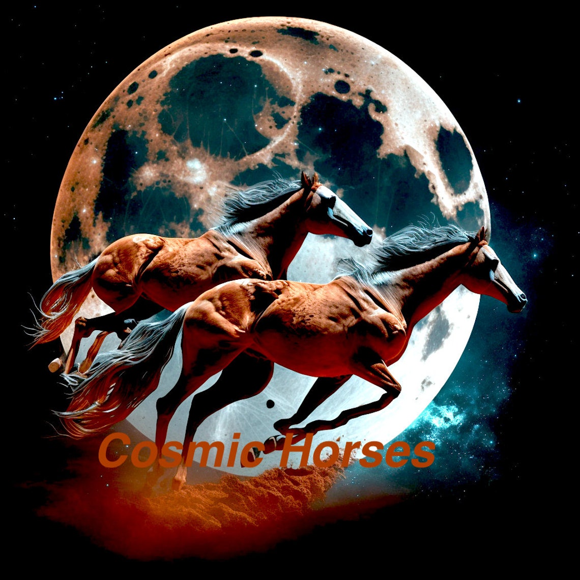 Cosmic Horses - Etsy