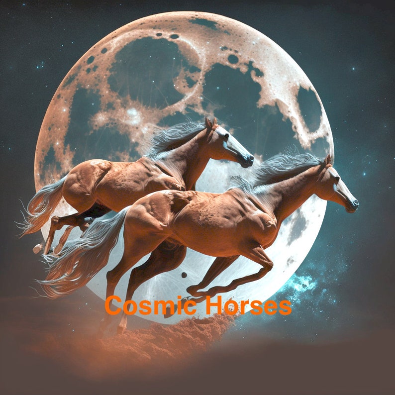 Cosmic Horses - Etsy