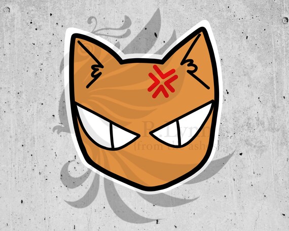 Anime cat sticker duo Paper Stickers, Labels & Tags Paper & Party ...