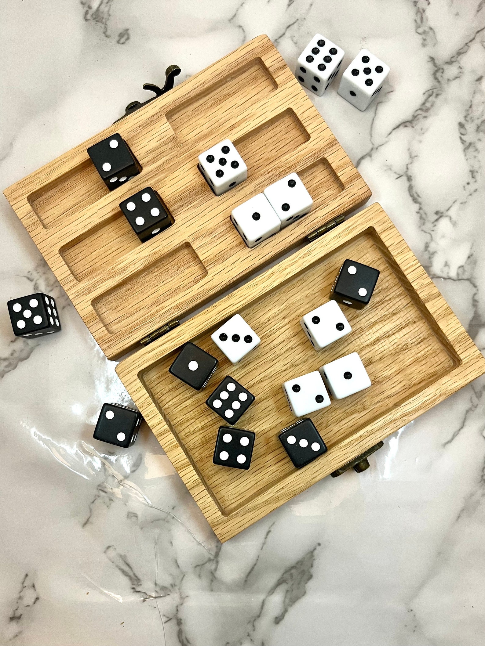 Lidded Knuckle Bones Game Set - Etsy