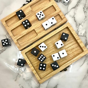 Lidded Knuckle Bones Game Set - Etsy