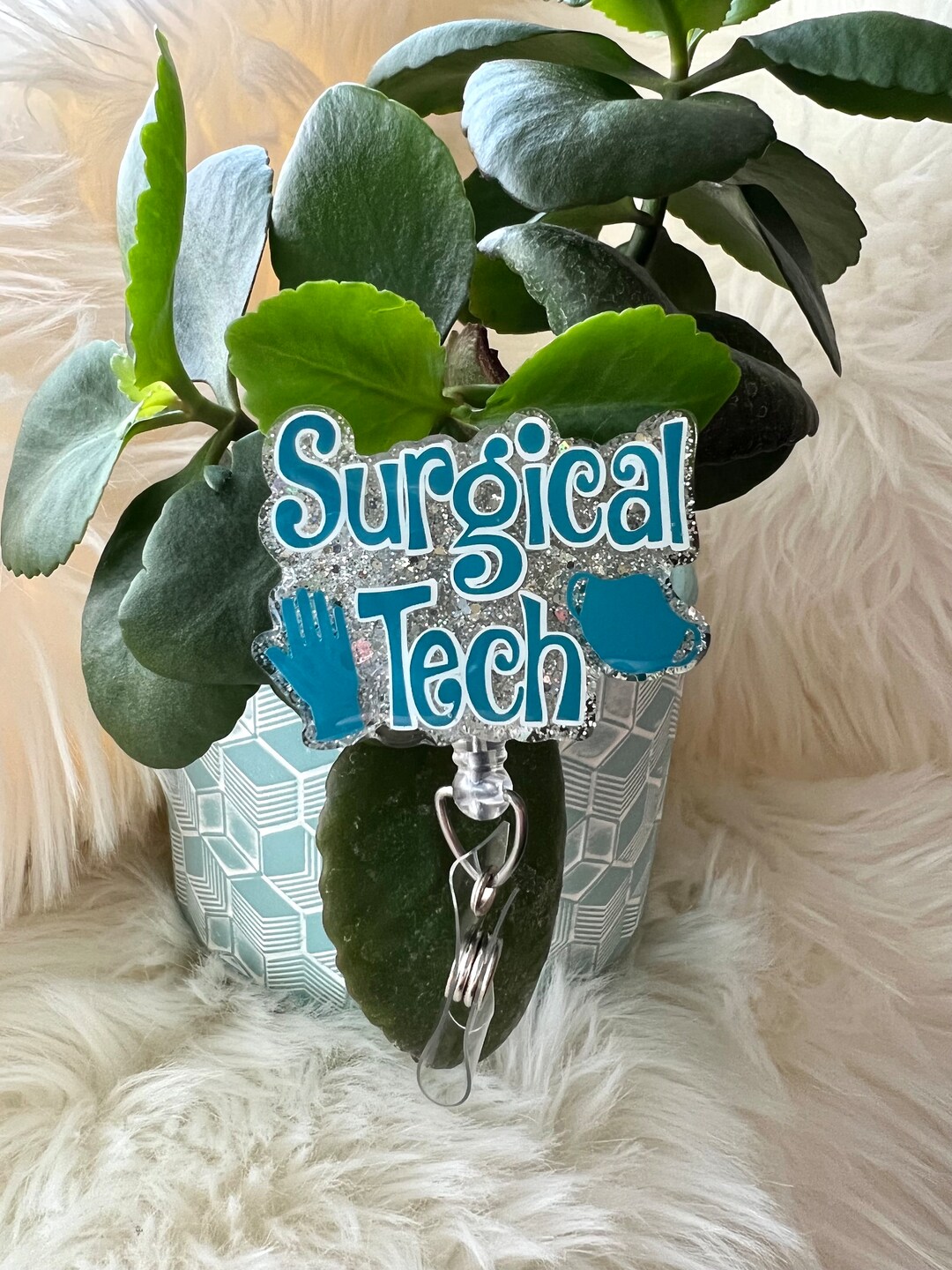 Surgical Tech Badge Reel| Nurse| Hospital| Glitter| ER| Surgery ...