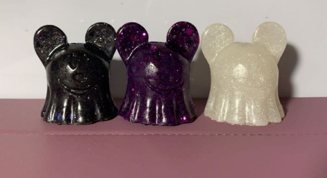 Ghost Mickey Straw Topper - Etsy