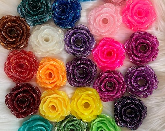 Rose Straw Toppers option for Extra-large Straw Hole - Etsy