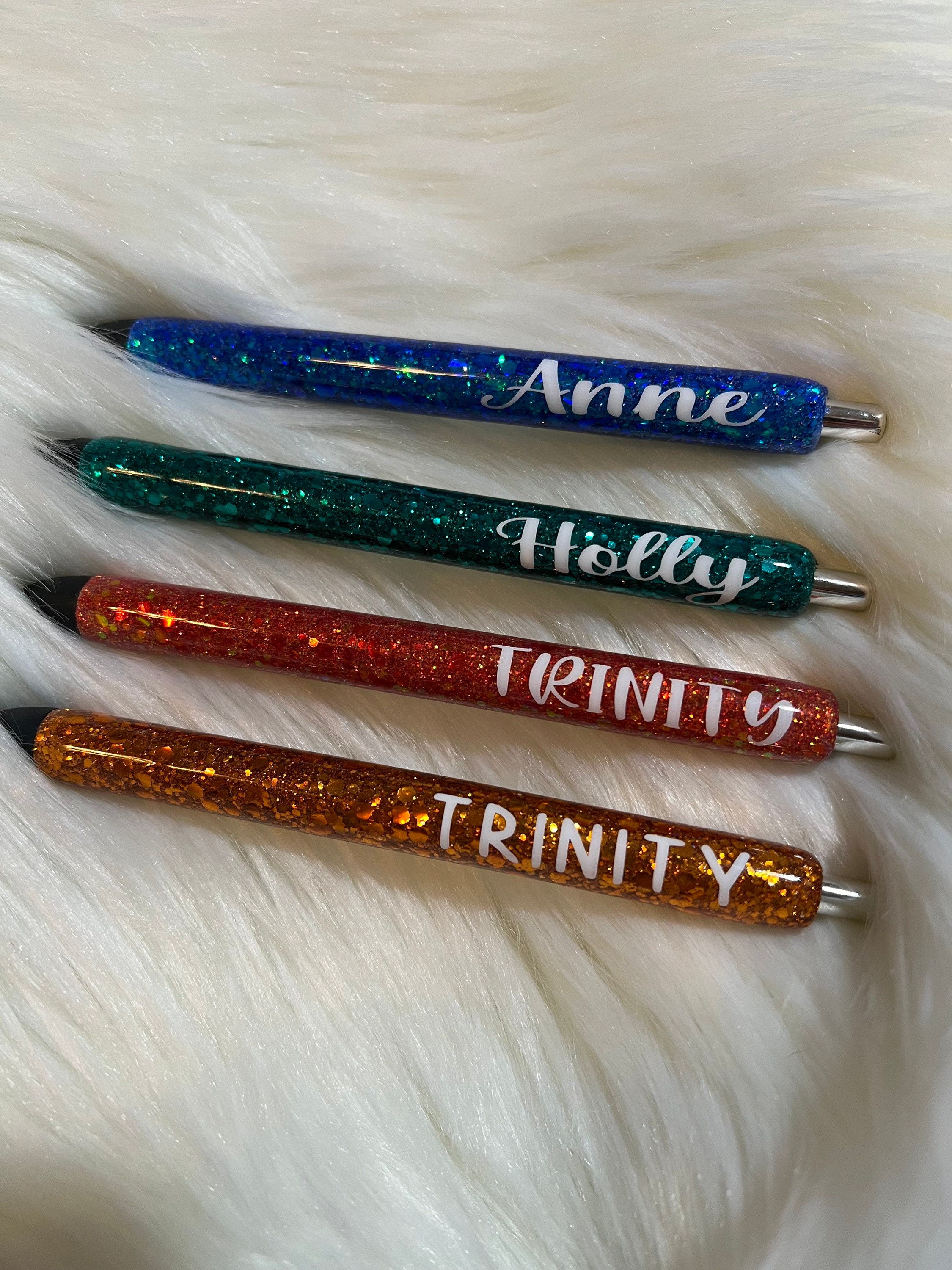 Glitter Ink Pens Holiday Glitter Inkjoy Gel Pens Crafting - Etsy UK