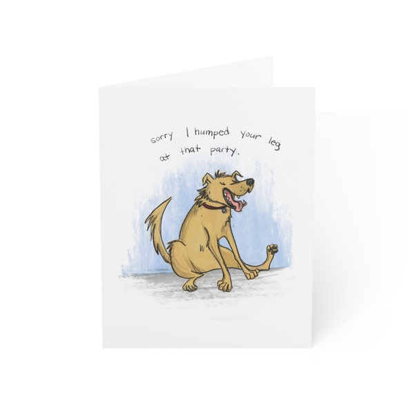 Dog Apology Card - Etsy