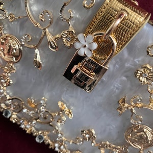 STUNNING Pre Order Acrylic Crystal Evening Box Bag - Etsy