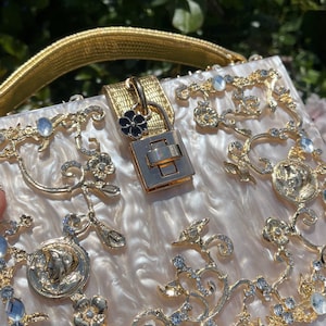 STUNNING Pre Order Acrylic Crystal Evening Box Bag - Etsy