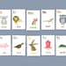 Animal Alphabet Cards and Chart, Instant Download, Printable Wall Art ...