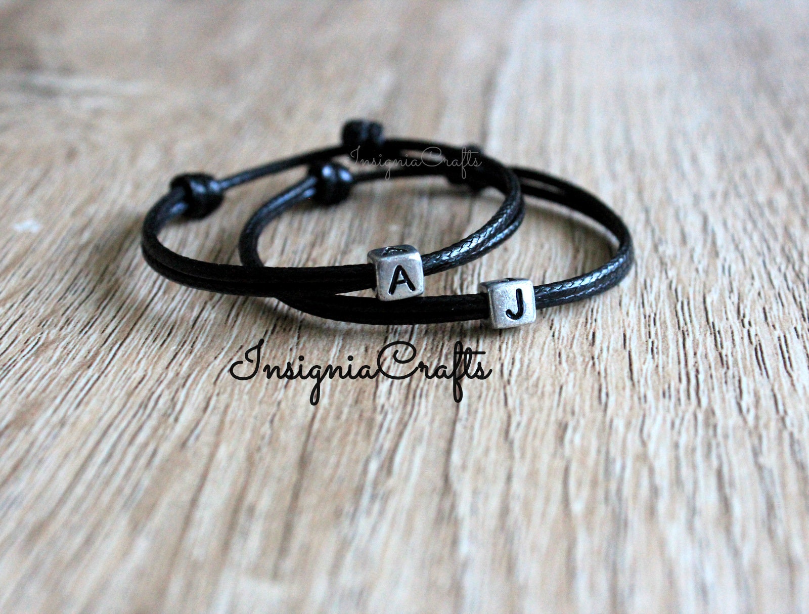 Personalized Gifts Couple Bracelet Set Initial Bracelets | Etsy