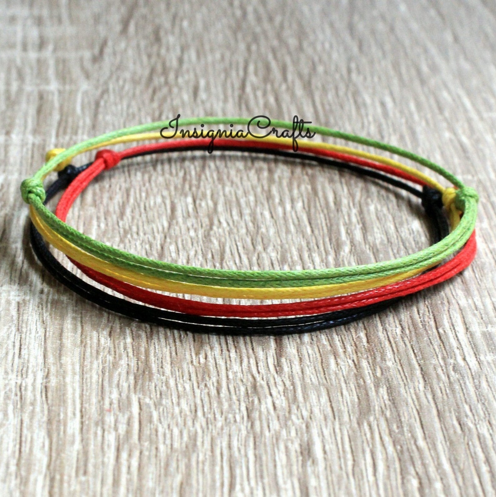 Rasta Bracelet Set of 4 String Bracelet Mens Bracelet Unisex - Etsy UK