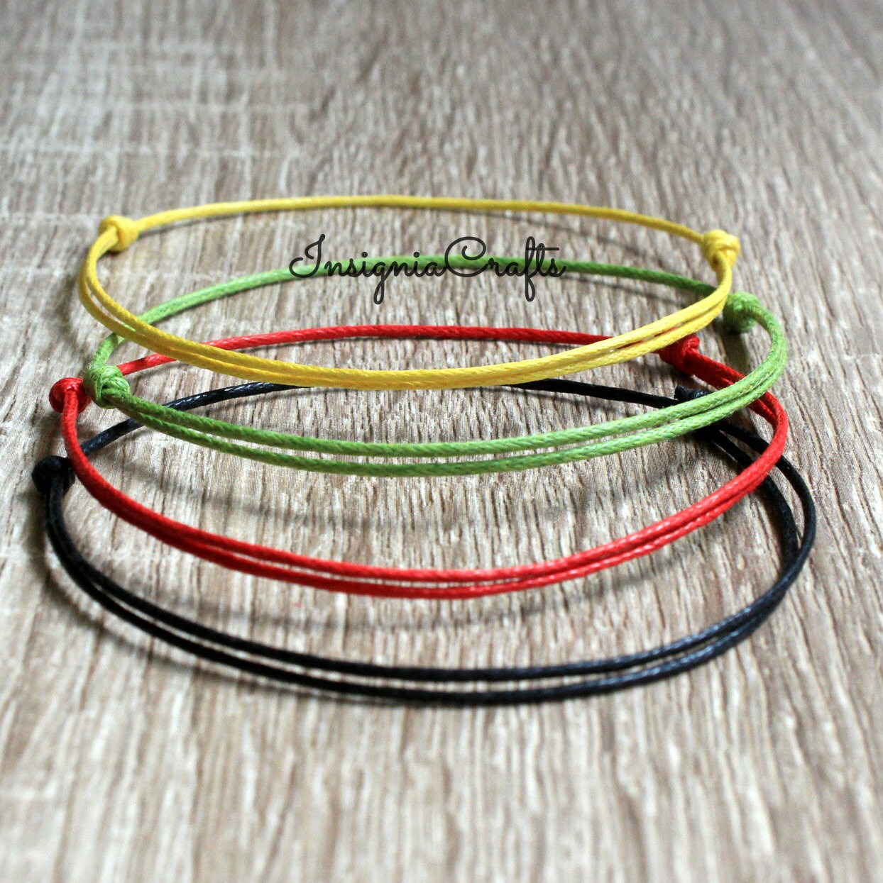 Rasta Bracelet Set of 4 String Bracelet Mens Bracelet Unisex - Etsy UK