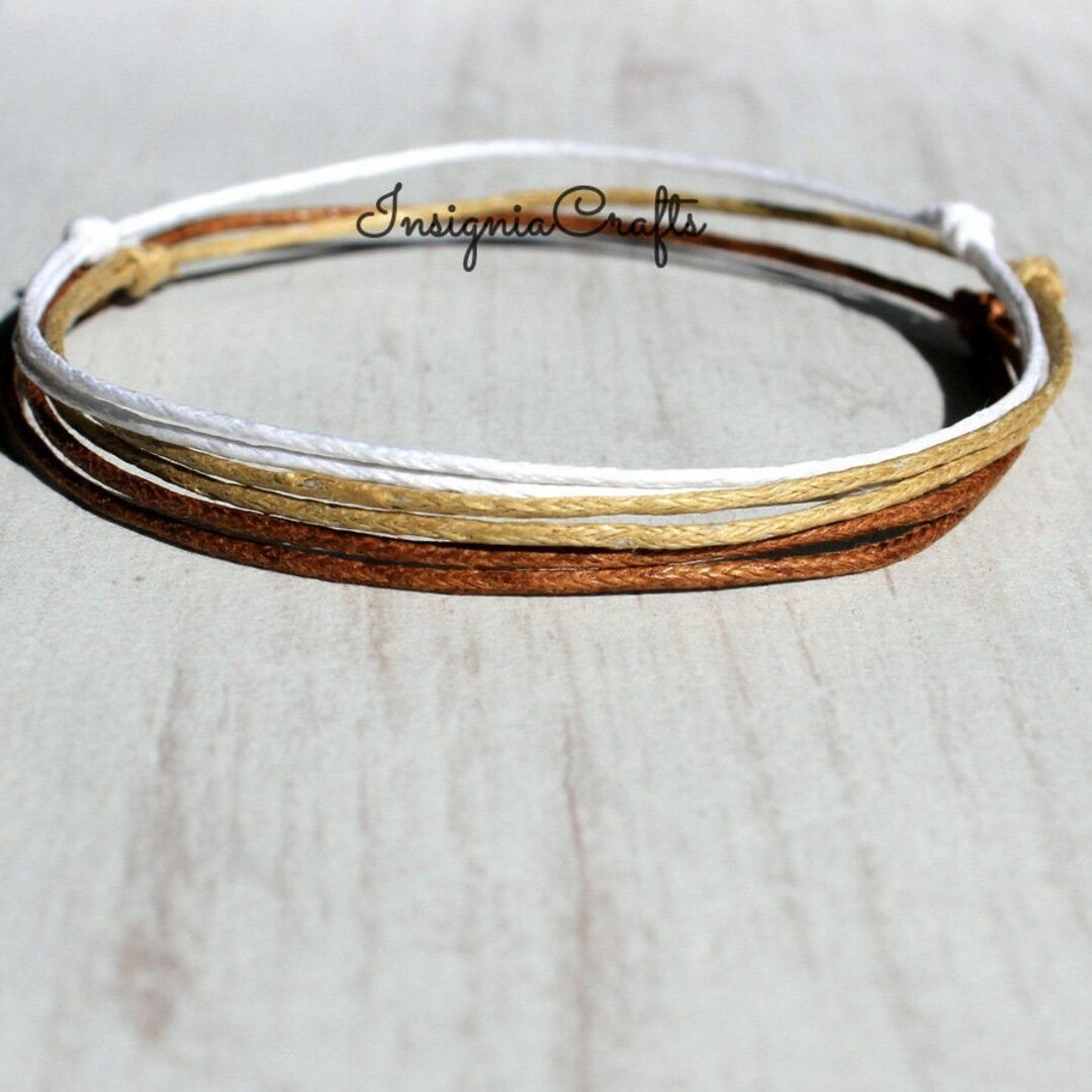 Set of 3 String Bracelets Anklet Mens Bracelet Mens Ankle Unisex Women ...