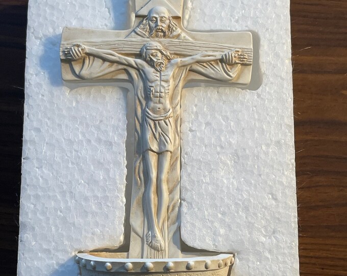Gorgeous 7 Inch Holy Trinity Crucifix Holy Water Font - Etsy
