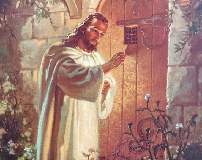 Christ Knocking on Hearts Door (print Only) 8X10 Inch - Etsy