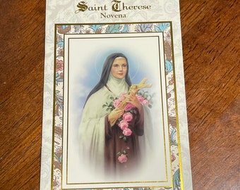 St Therese Novena Rose Prayer, Short Catholic Prayers for Everyday, St ...