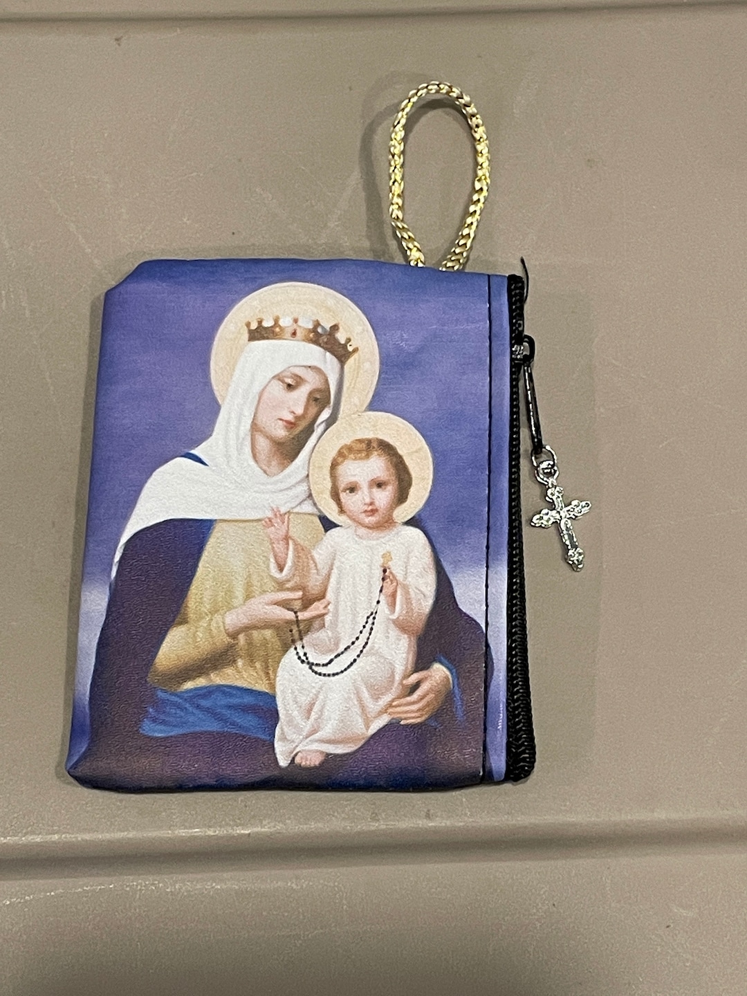 Our Lady of the Rosary Pouch - Etsy