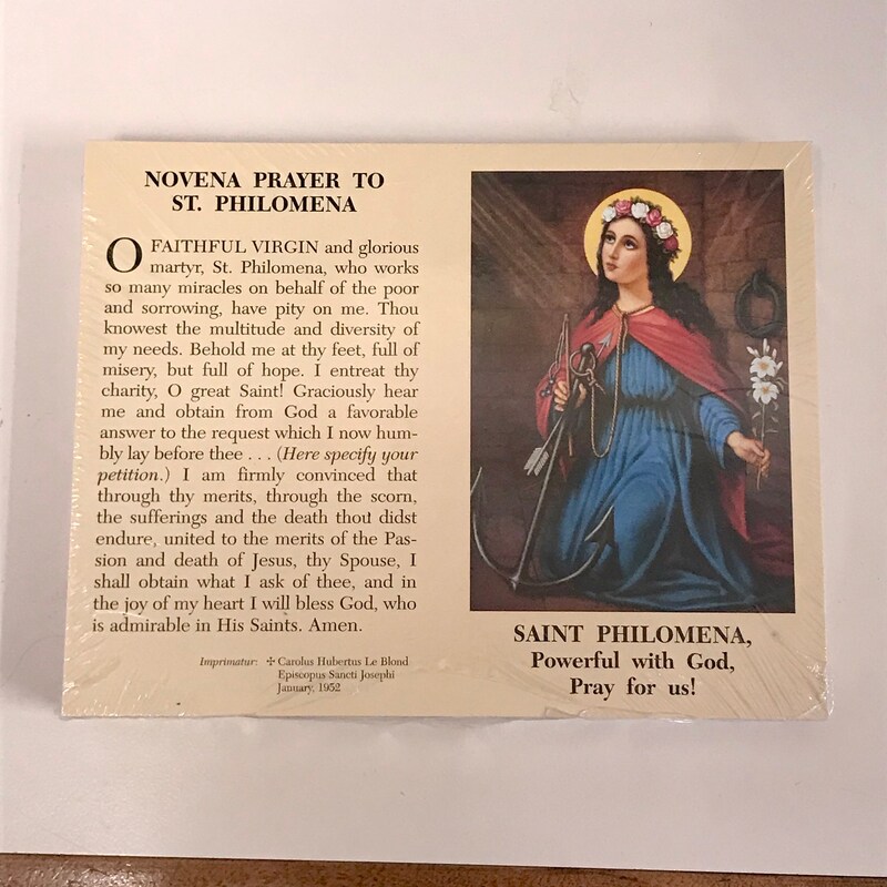 St Philomena - Etsy