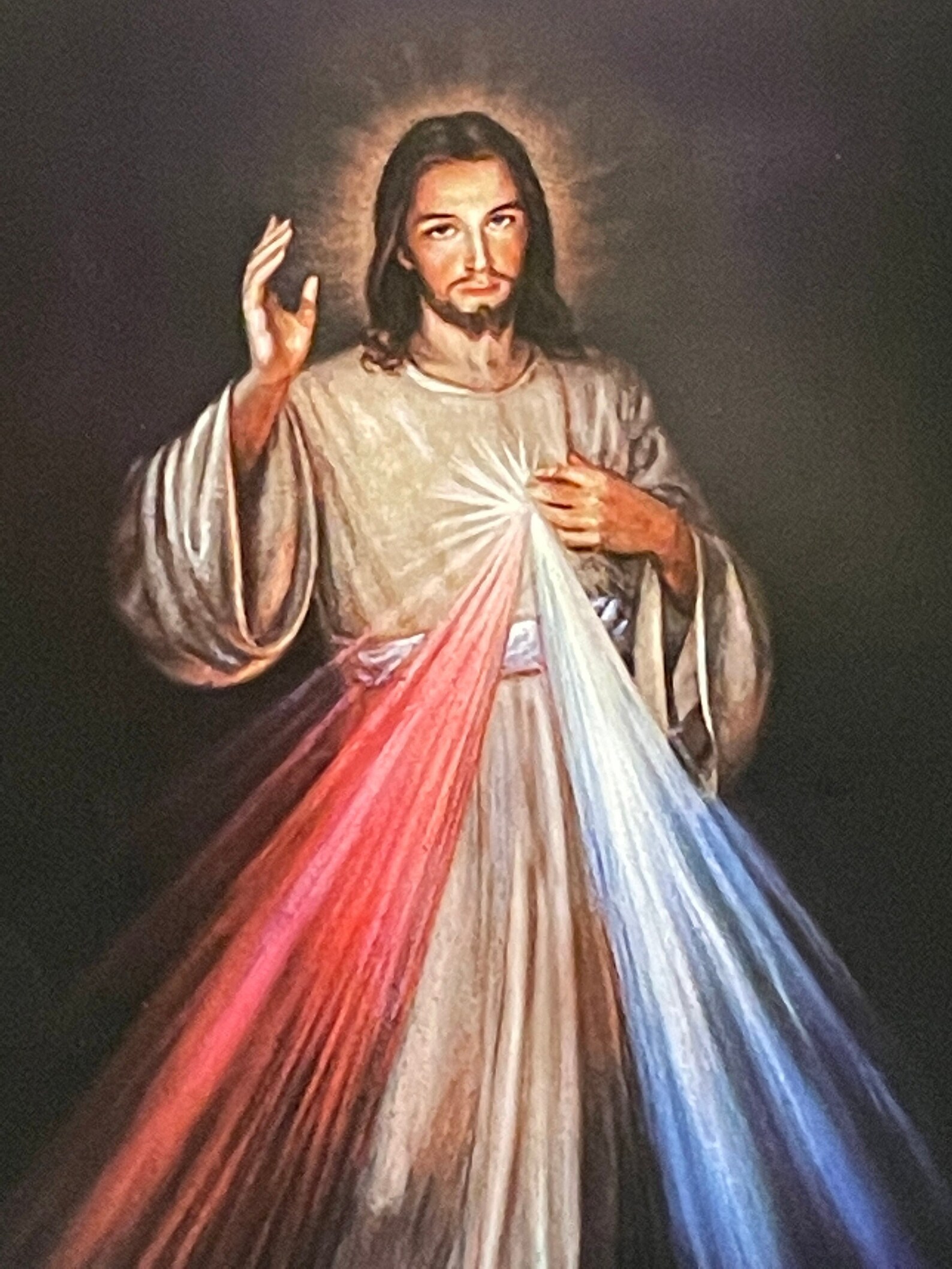 Divine Mercy (print Only) 8X10 Inch Version "b" - Etsy
