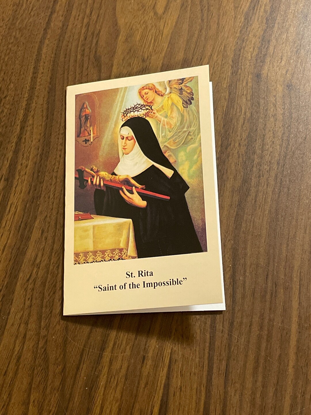 St. Rita Prayer Card - Etsy