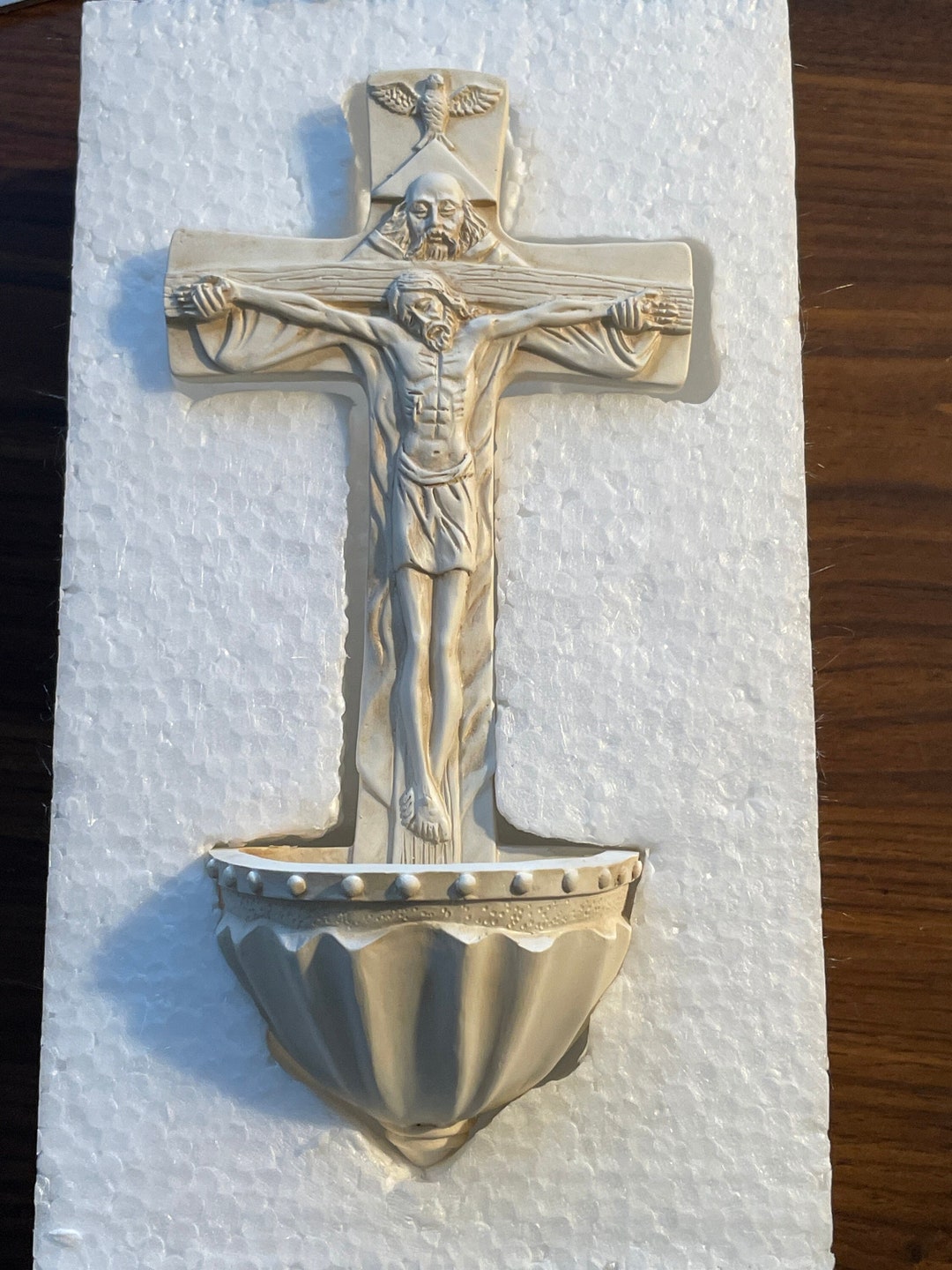Gorgeous 7 Inch Holy Trinity Crucifix Holy Water Font - Etsy