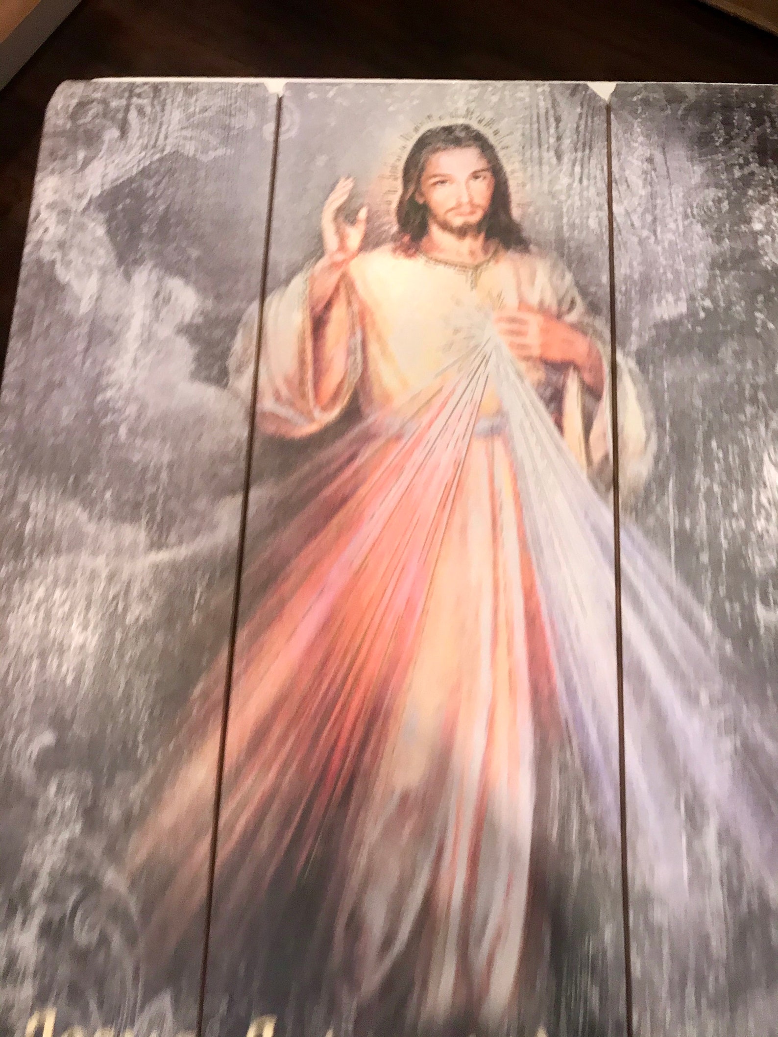 Divine Mercy Pallet Sign 12x15 Inch Brand New | Etsy