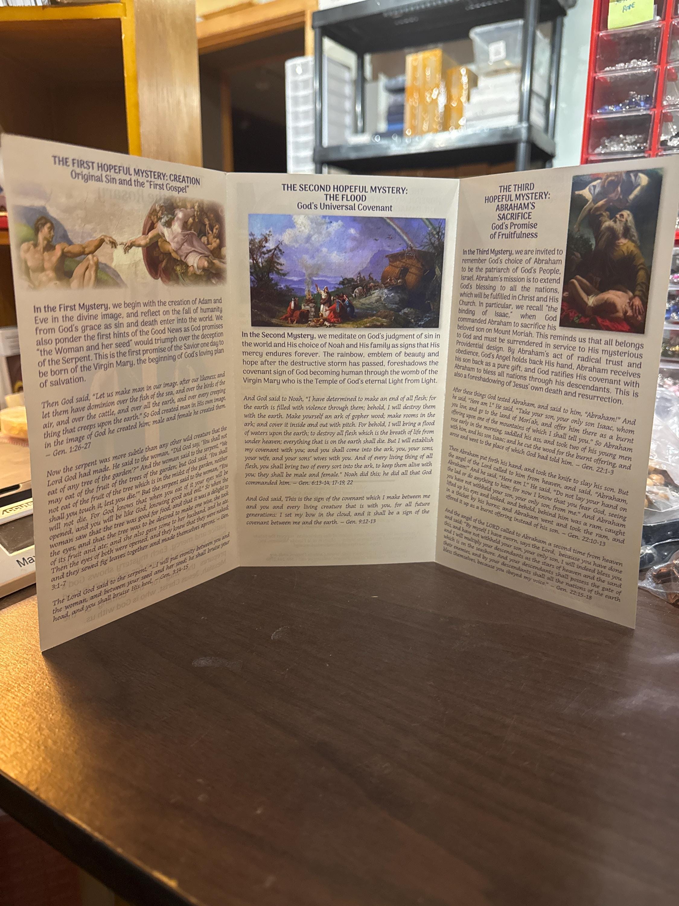 Hopeful Mysteries of the Rosary Tri-fold Guide (8.5 X 14 Inch) - Etsy