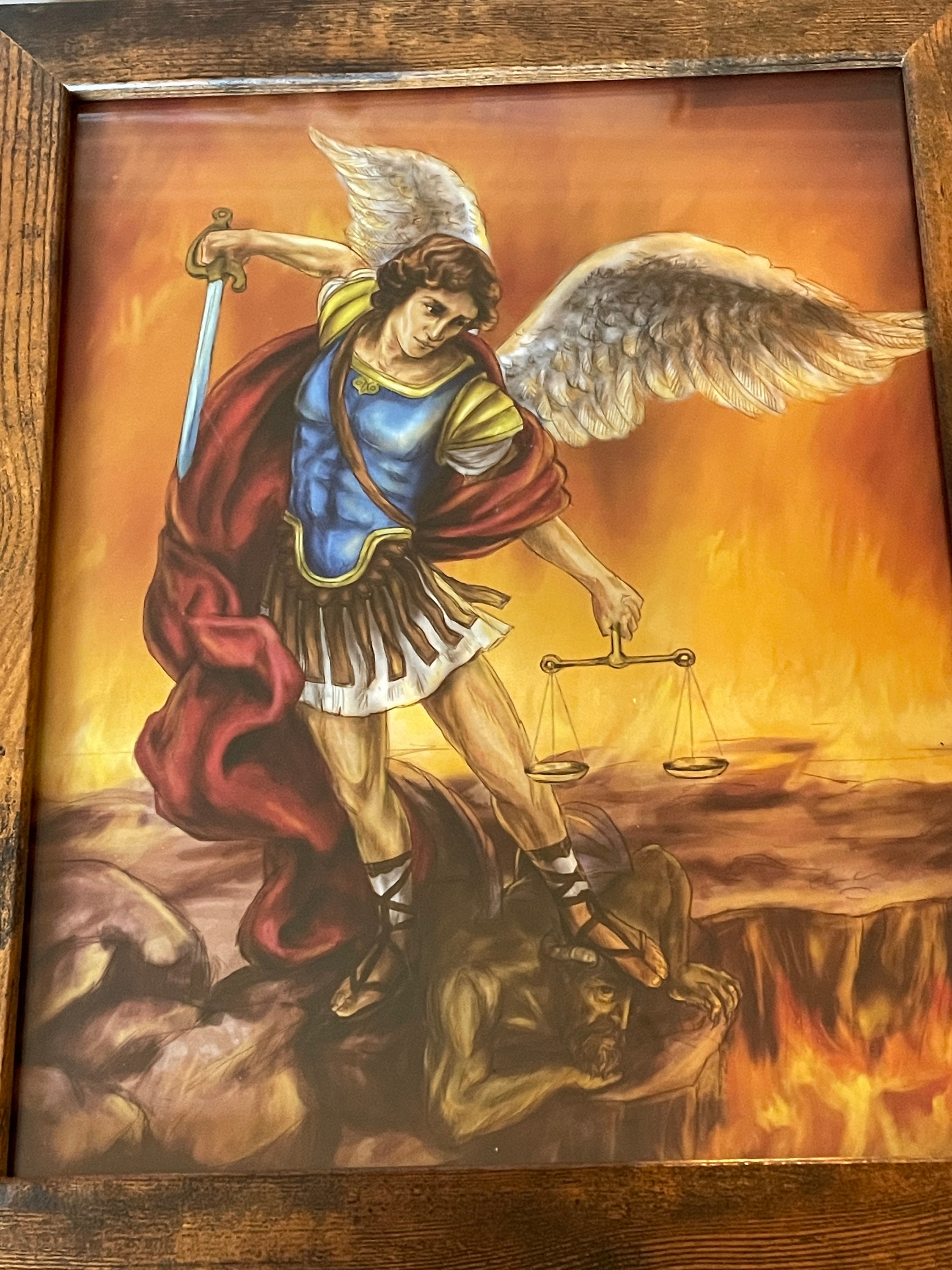 St. Michael brand New 8X10 Print - Etsy UK