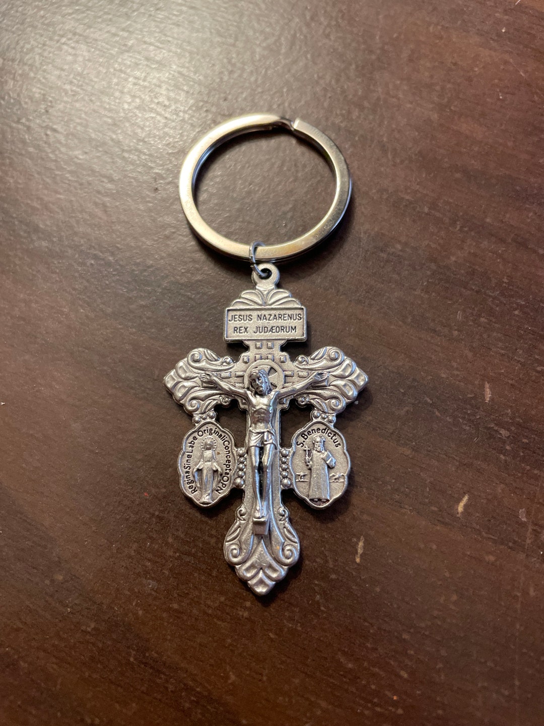 3-way Pardon Crucifix Key Chain (silver) - Etsy