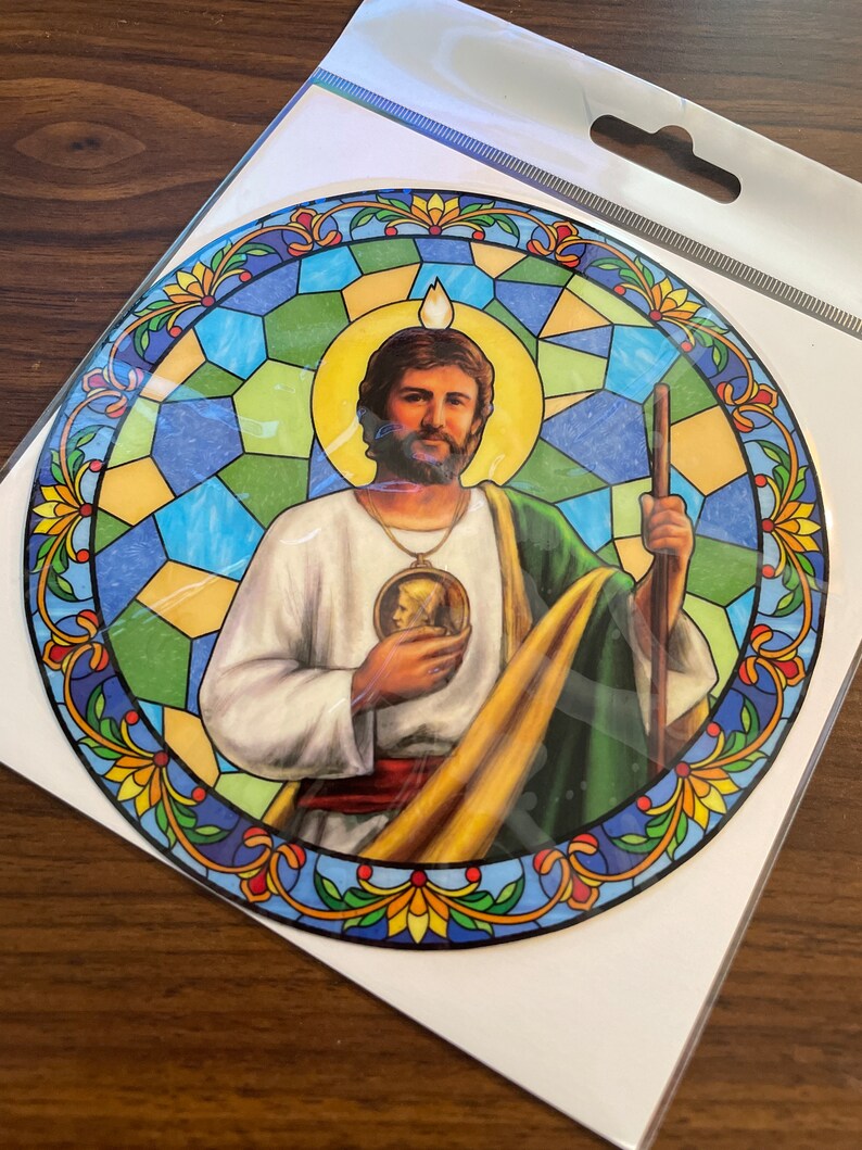 St. Jude Static Sticker Window Decal 5.75 Inches - Etsy