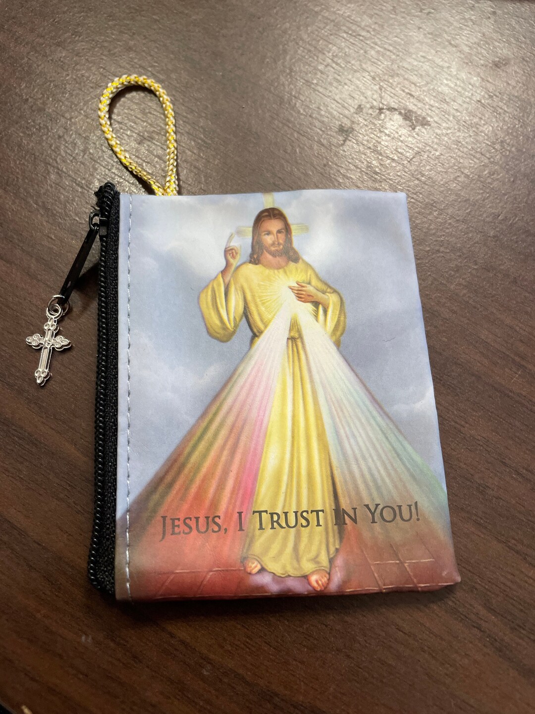Divine Mercy Rosary Pouch (darker Color) - Etsy