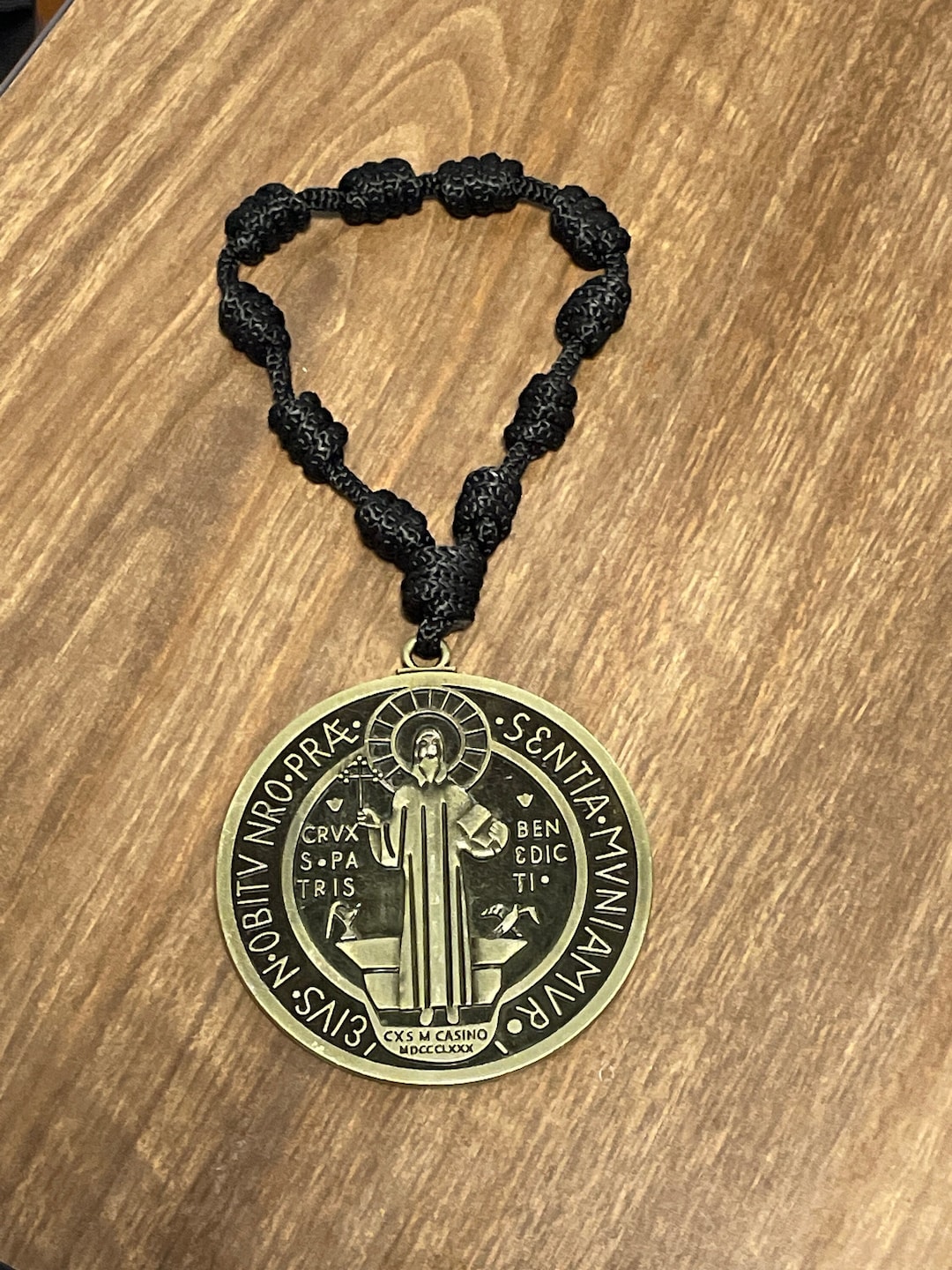 St. Benedict Door Hanger (4 Inch Medal) - Etsy