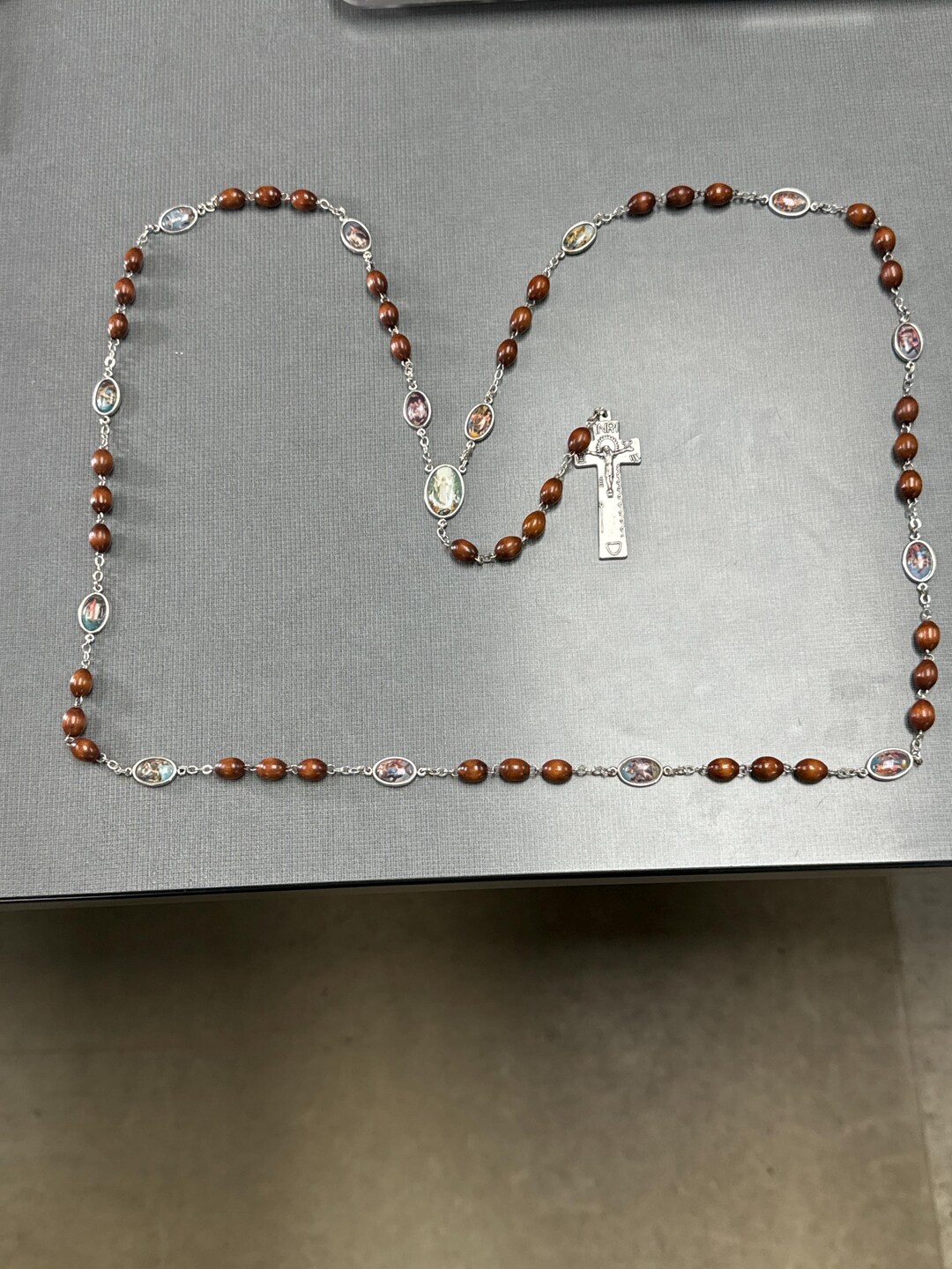 Stations of the Cross Brown Bead Chaplet - Etsy