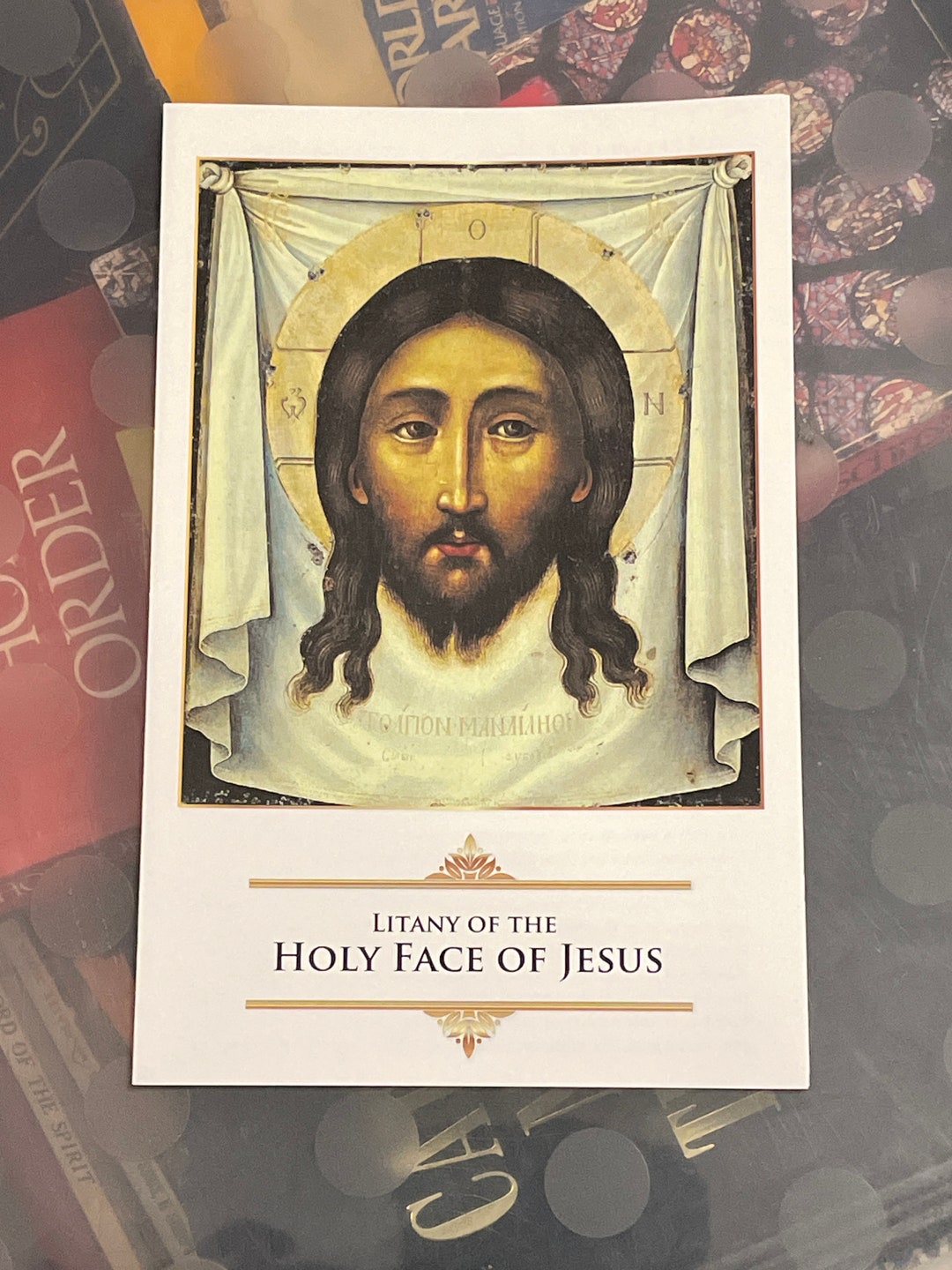 Litany of the Holy Face of Jesus Pamphlet (8.5 X 11 Inch) - Etsy