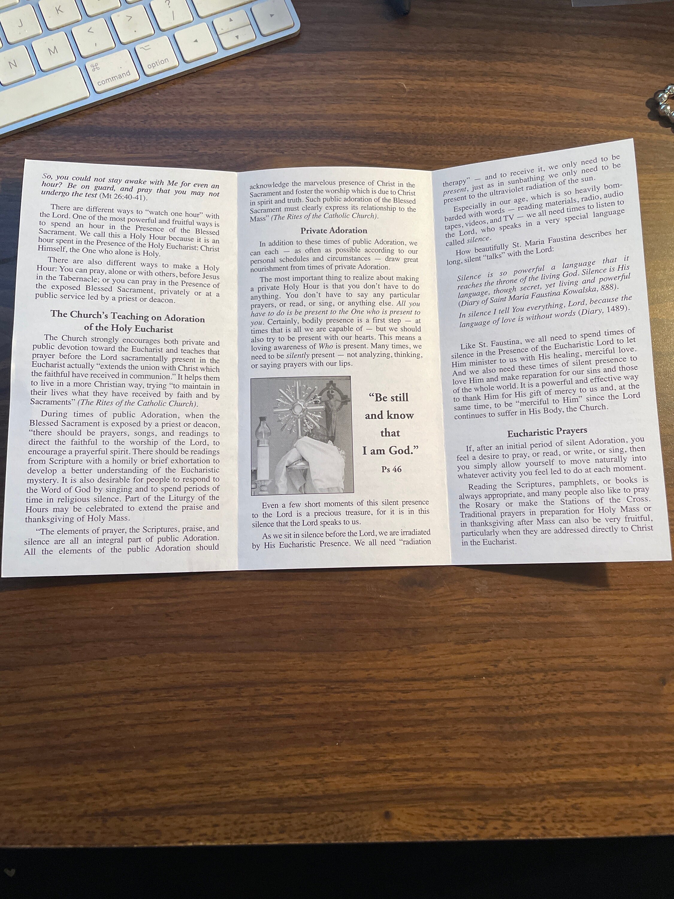 How to Make A Holy Hour Pamphlet - Etsy