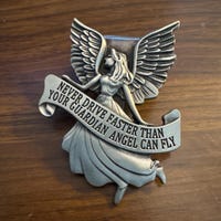 Angels Car Charm – “guardian Angel Please Protect Me & My Passengers ...