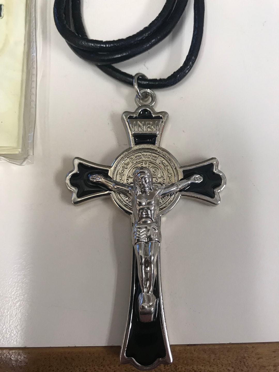 St. Benedict Crucifix 3 Inch black - Etsy