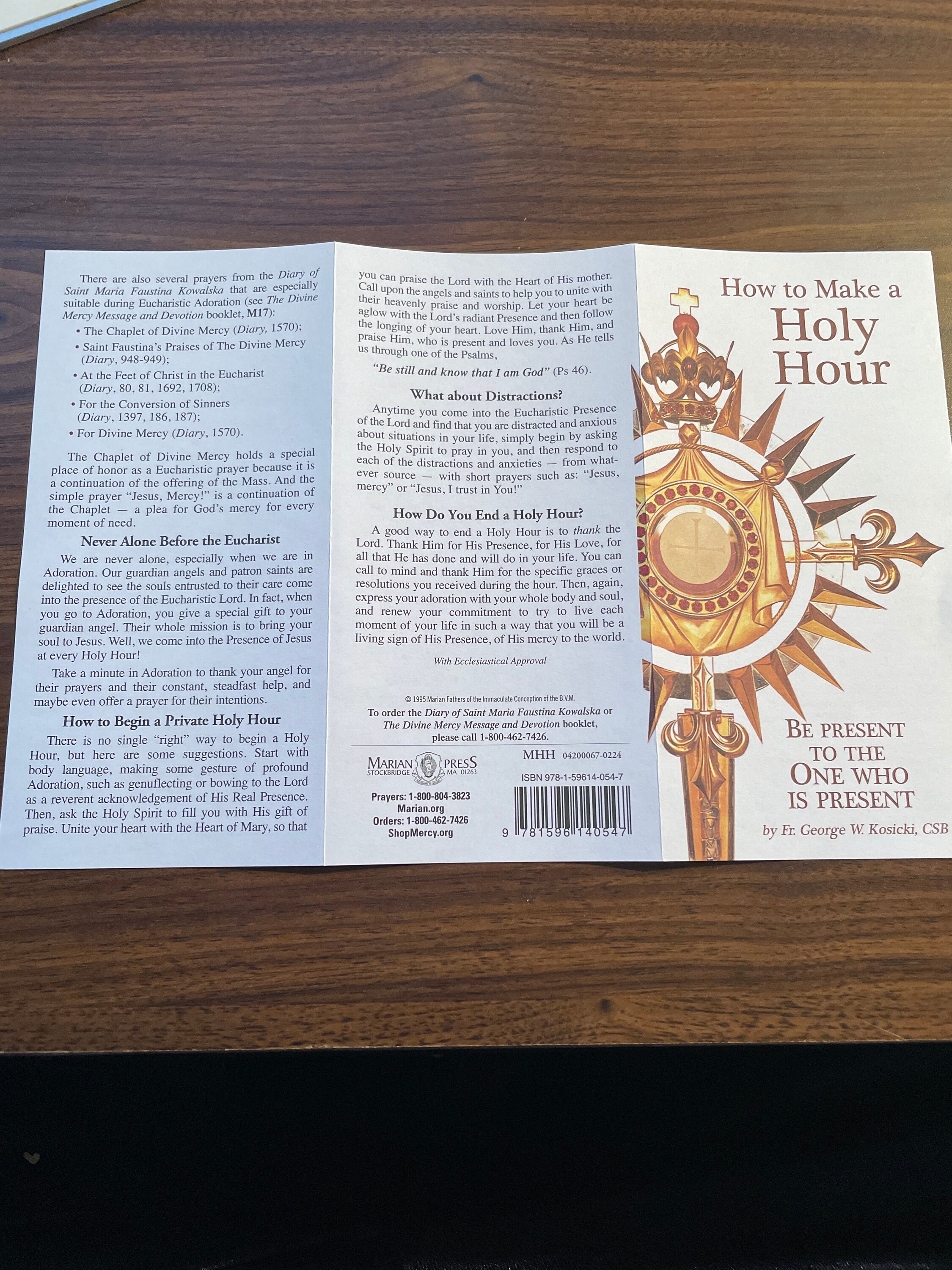 How to Make A Holy Hour Pamphlet - Etsy