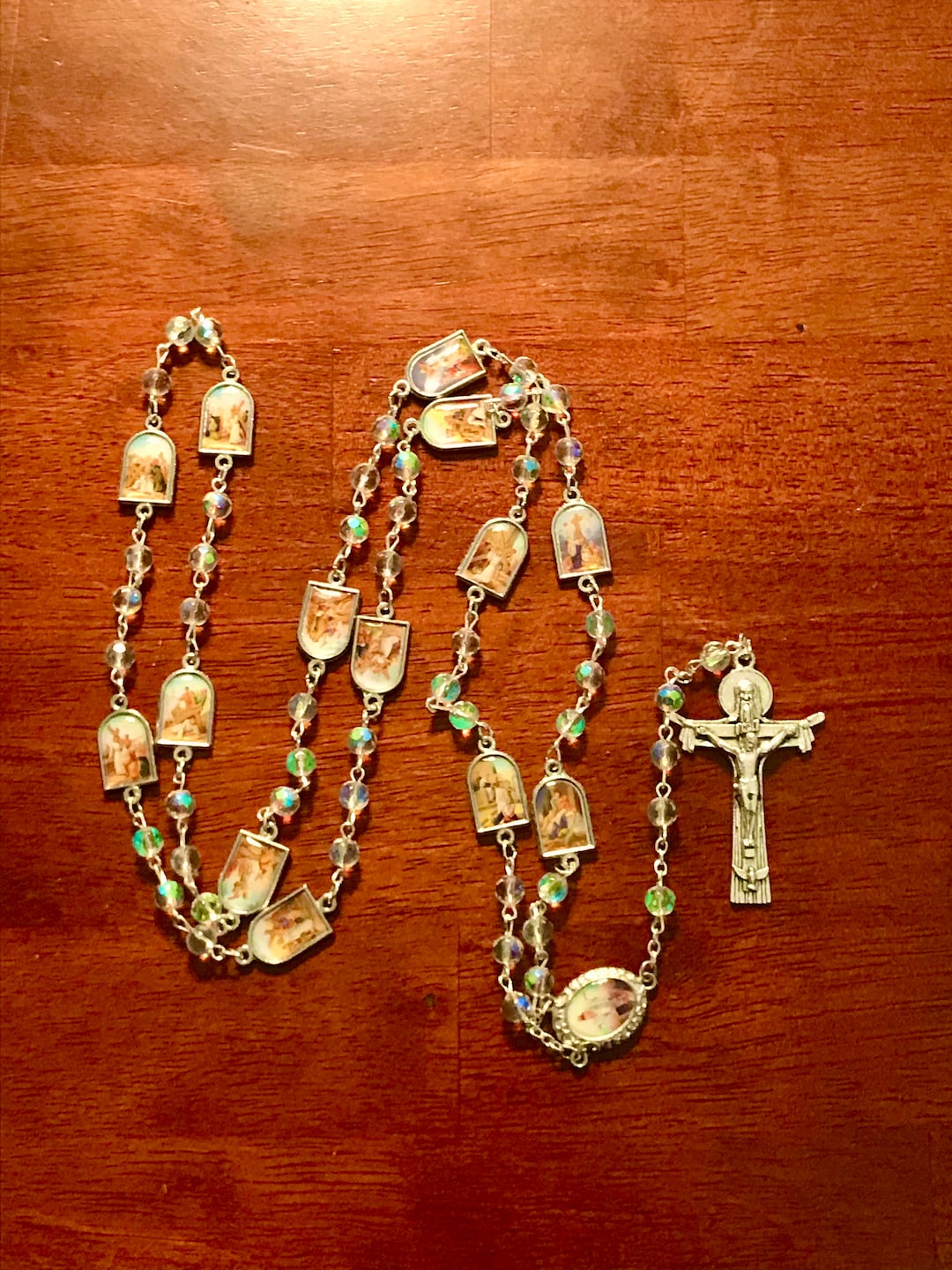Amazing Love Stations of the Cross Crystal Chaplet - Etsy
