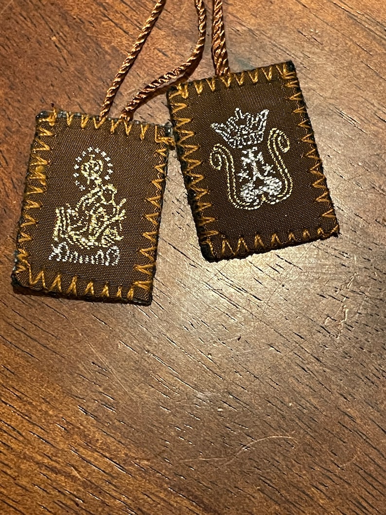Brown Scapular (our Lady of Mt. Carmel) - Etsy