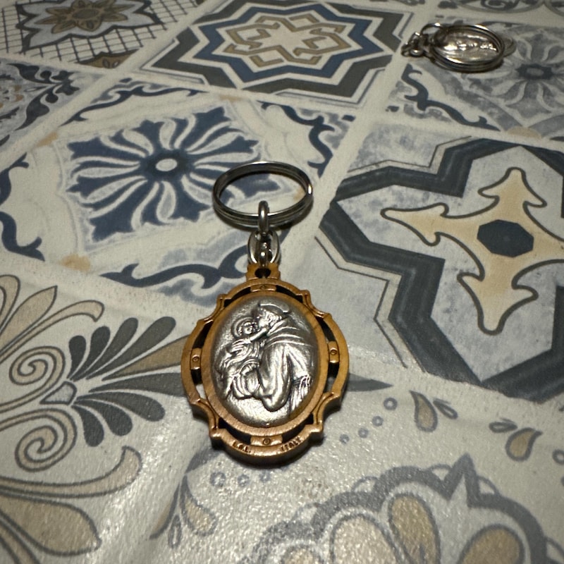 St Anthony Keychain - Etsy