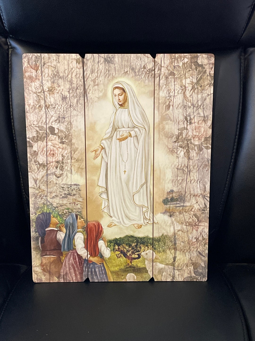 Our Lady of Fatima Pallet Sign adams 12x15 Inch brand New - Etsy