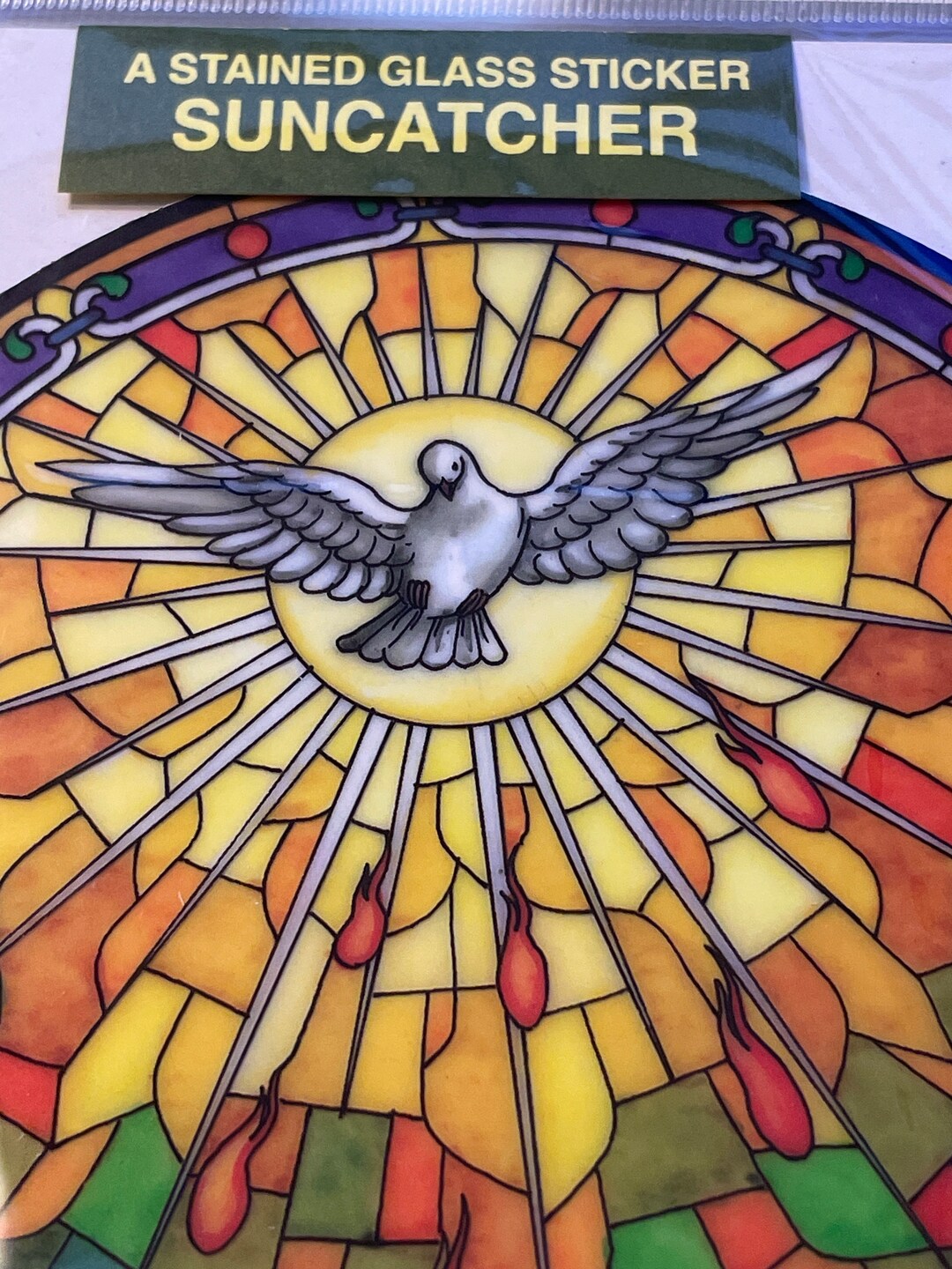 Holy Spirit Static Sticker Window Decal (5.75 Inches) - Etsy