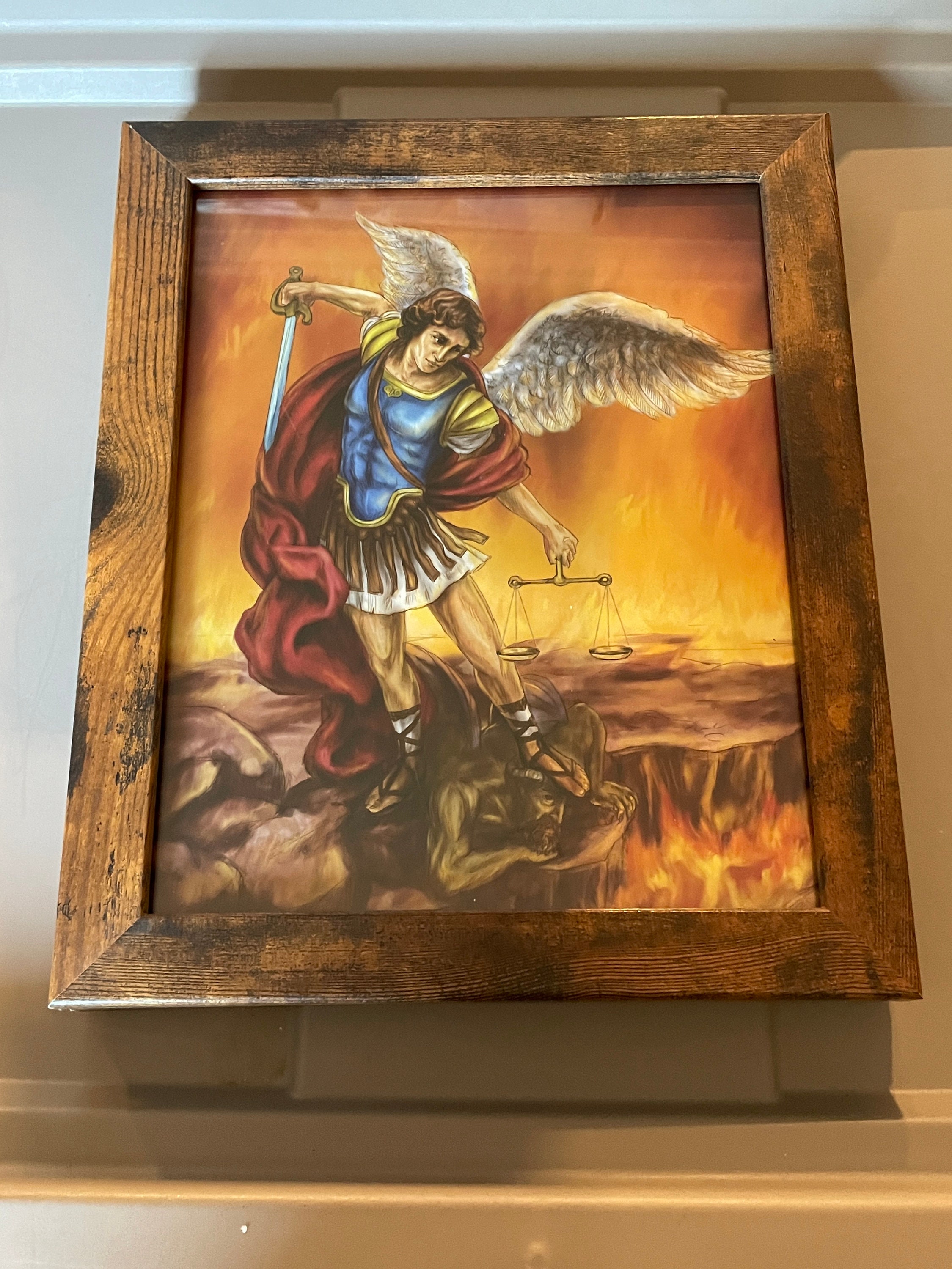 St. Michael Brand New 8X10 Print | Etsy