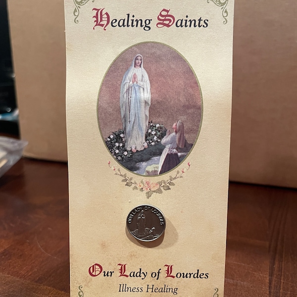 Our Lady of Lourdes Pin - Etsy