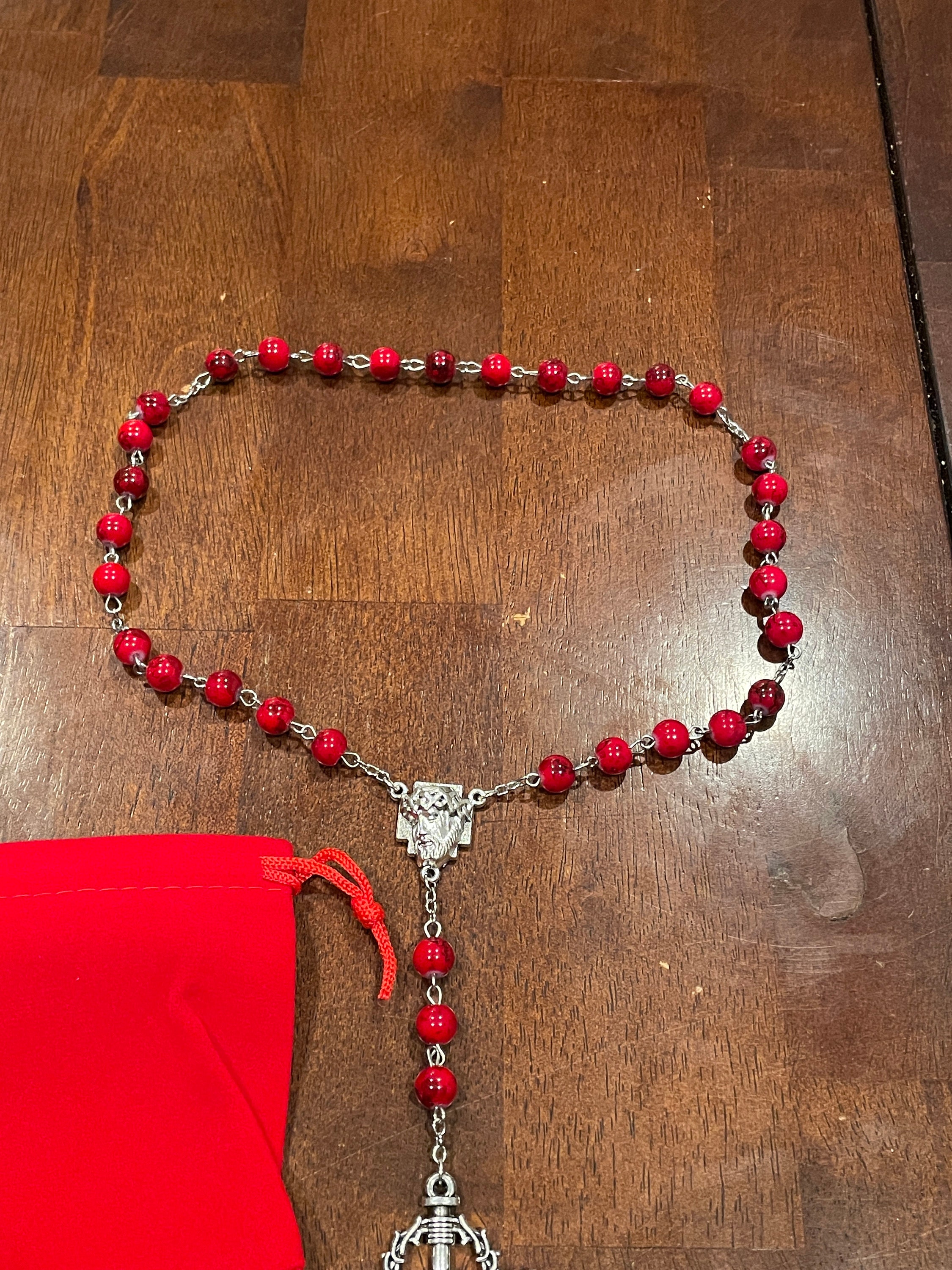 Chaplet of the Most Precious Blood (red Glass) - Etsy