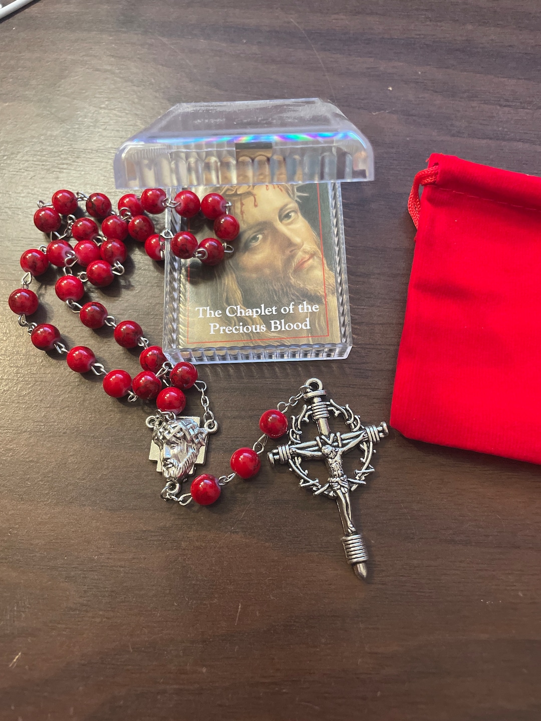 Chaplet of the Most Precious Blood (red Glass) - Etsy