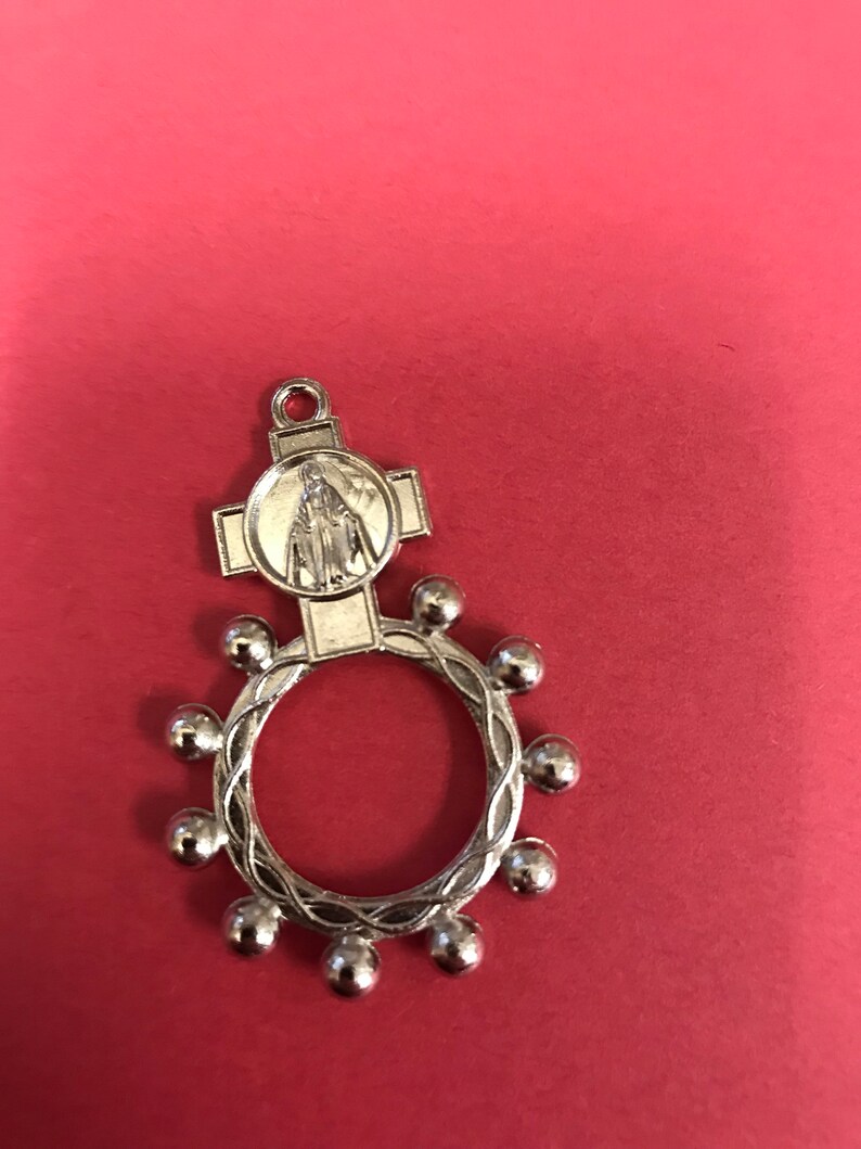 Miraculous Medal Finger Rosary - Etsy