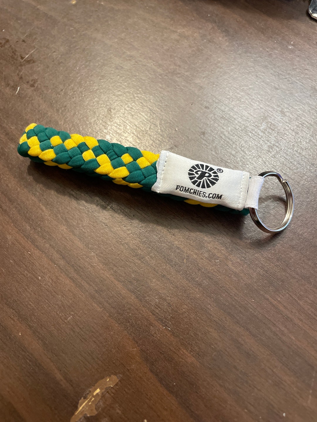 Bottle Green/yellow Gold Pomchies Pom Keyholder Stretchy (4 Inches) - Etsy